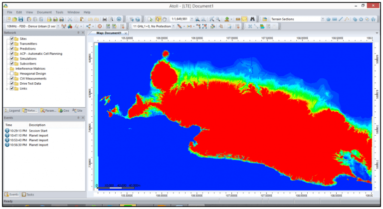 Atoll RF Planning | Laboratorium Fakultas Ilmu Terapan | Telkom University